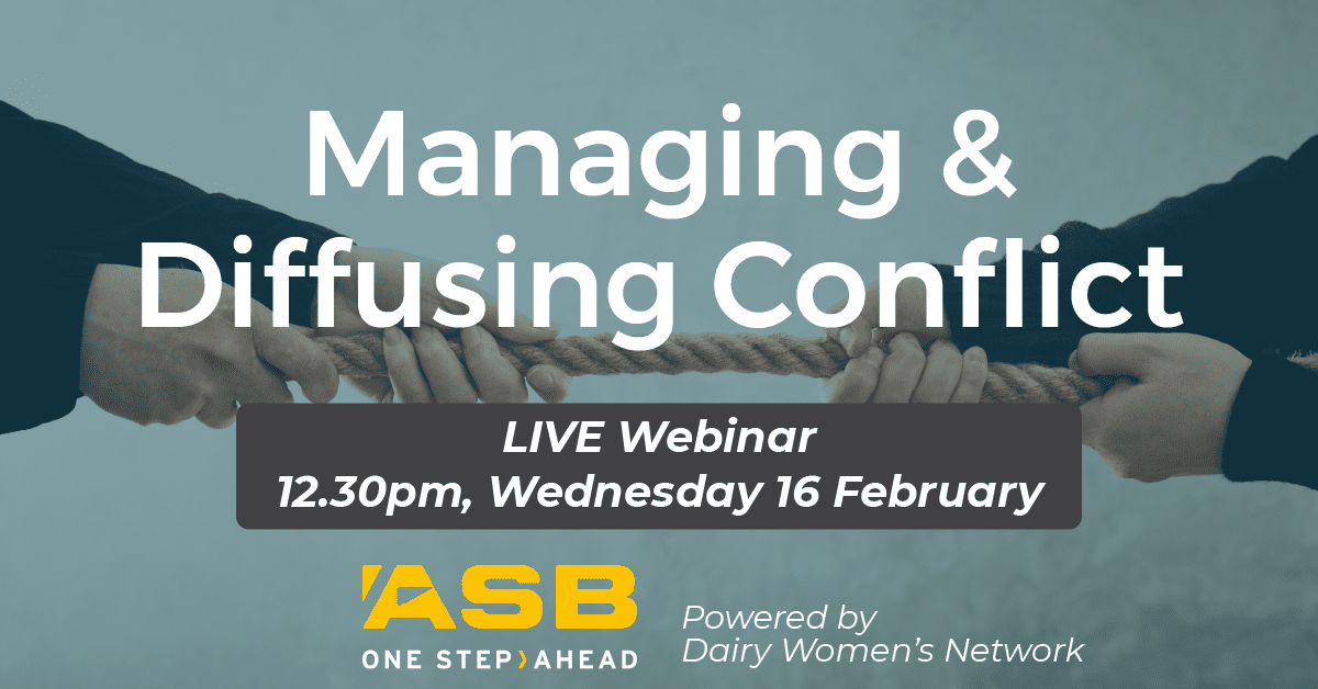 Managing and Diffusing Conflict - Dairy Women's Network