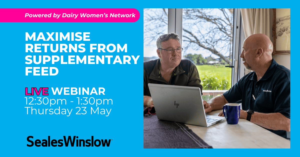 Maximise returns from supplementary feed - LIVE WEBINAR - Dairy Women's ...