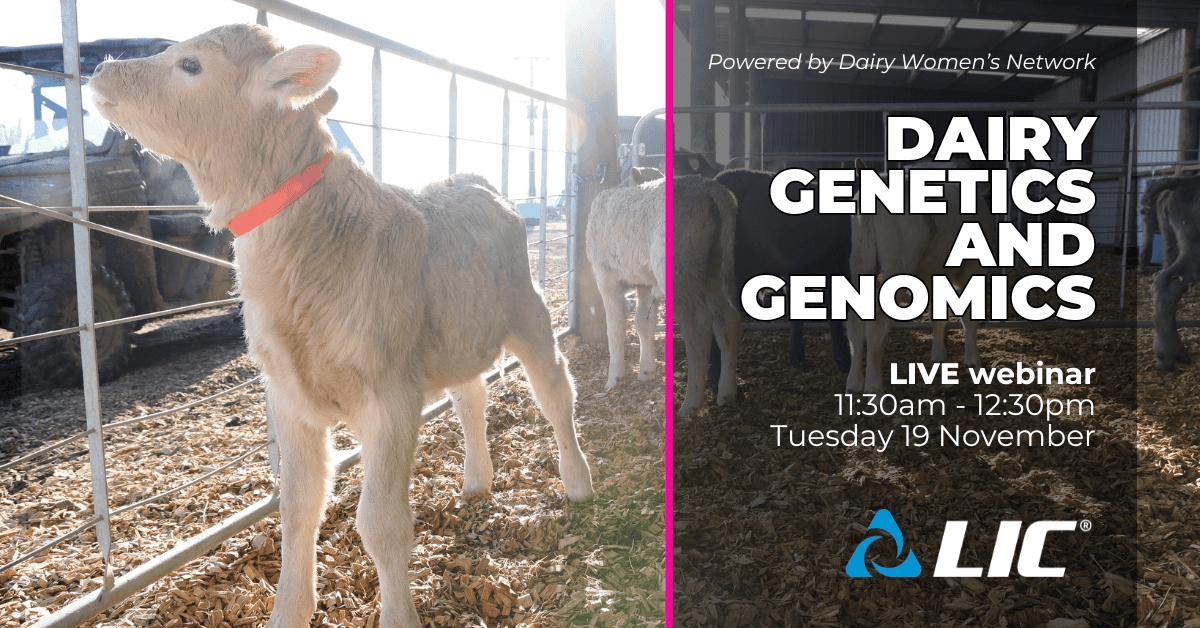 Dairy Genetics and Genomics - LIVE Webinar - Dairy Women's Network