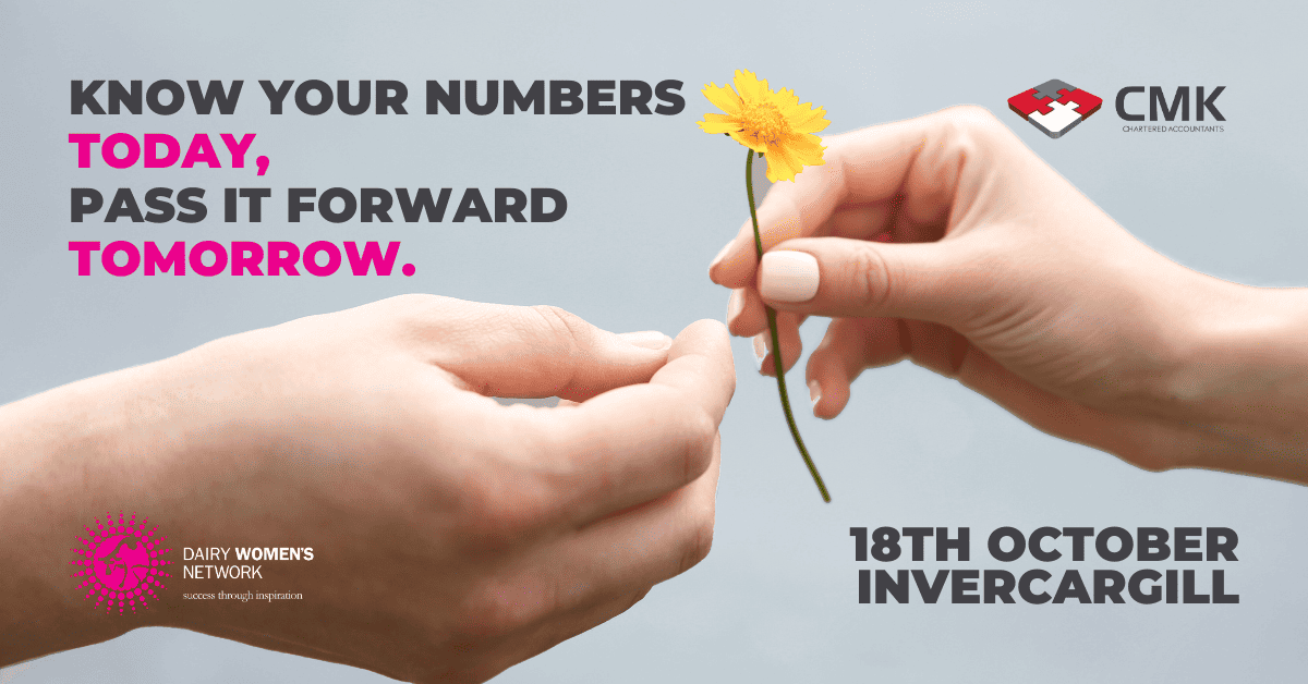 Know Your Numbers Today, Pass It Forward Tomorrow - Southland - Dairy ...