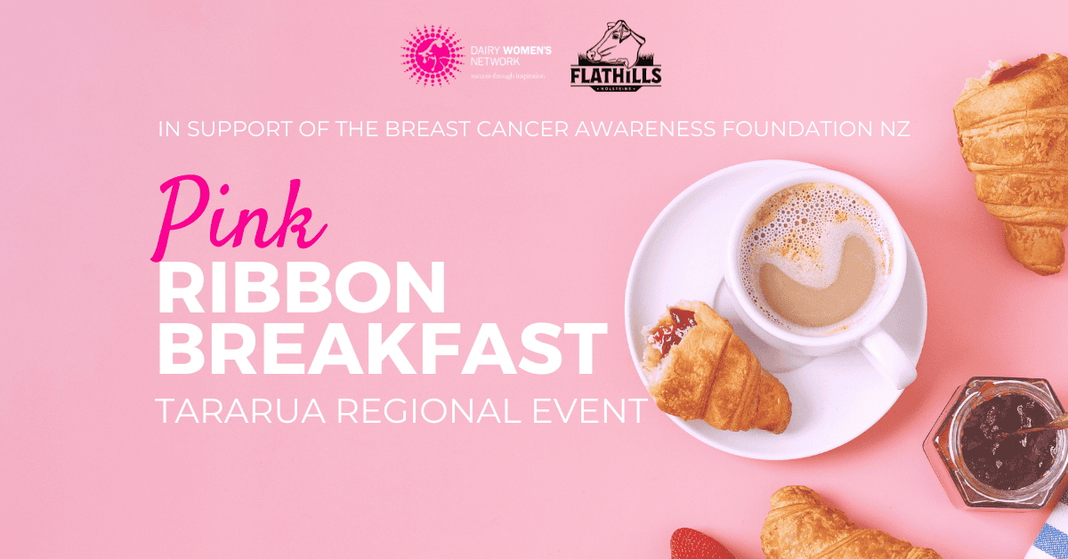 Pink Ribbon Breakfast - Dannevirke - Dairy Women's Network